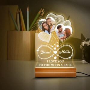 Custom Photo Night Light Couple Gifts Personalized Night - Etsy