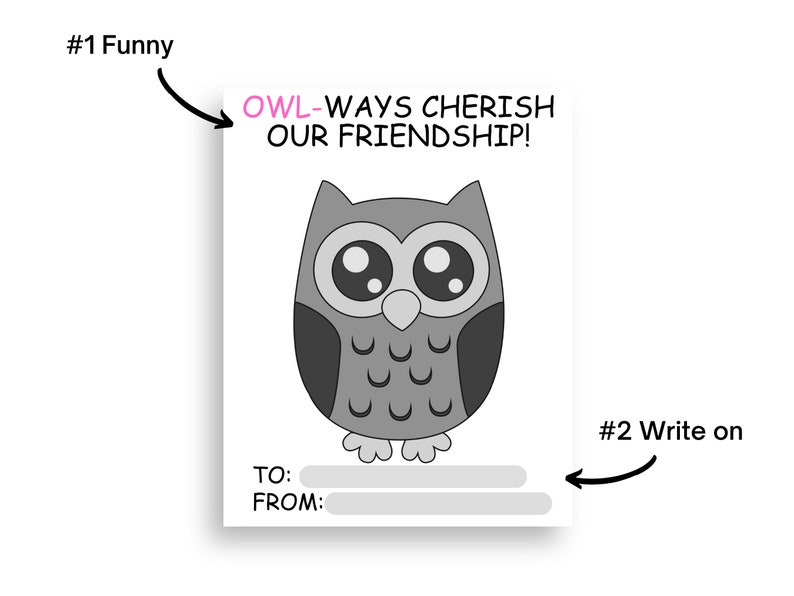 EDITABLE Printable Animal Valentine Cards, Classroom Valentines Day ...