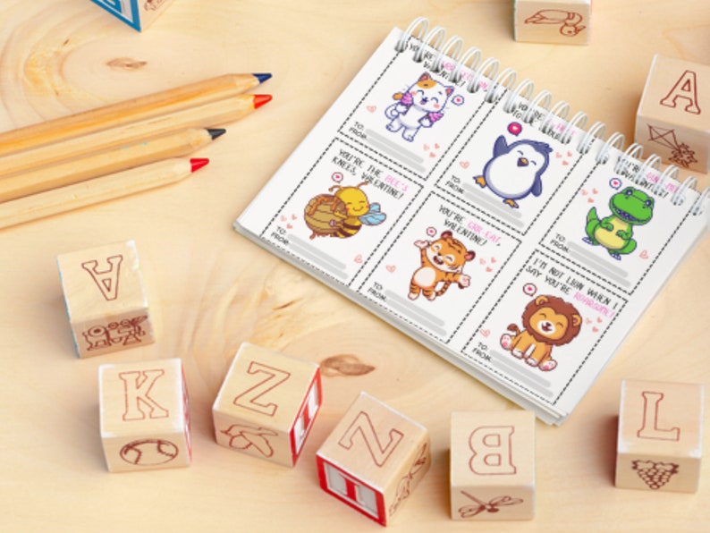 Printable Animal Valentine's Day Cards | Classroom Valentines Day Cards ...