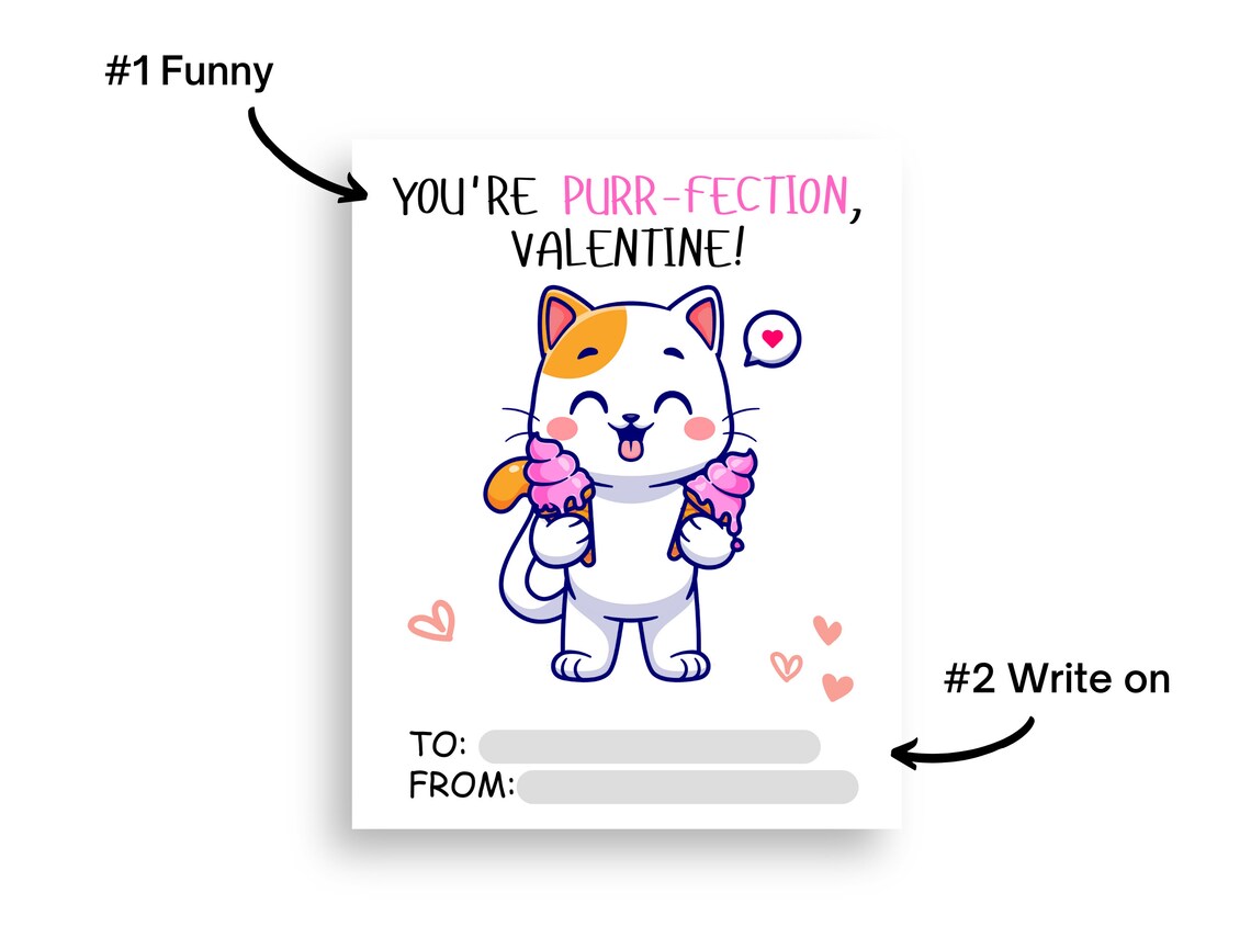Printable Animal Valentine's Day Cards Classroom Valentines Day Cards ...