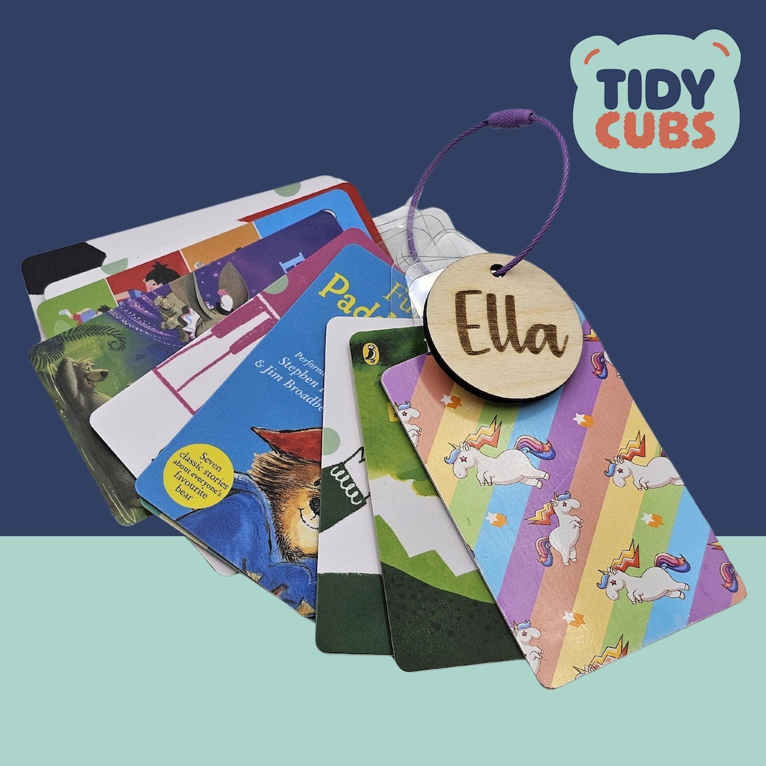 Yoto Card Keyring Loop Holder Card Tabs Travel Carrier Kids Toy Storage ...