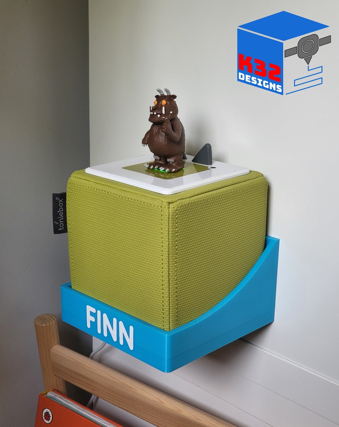 Toniebox Wall Mount Charging Station Dock for Toniebox Personalised Toy ...