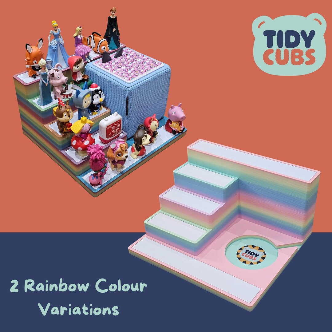 Large Rainbow Tonie Box Docking Station Figure Storage Tonie Figure ...