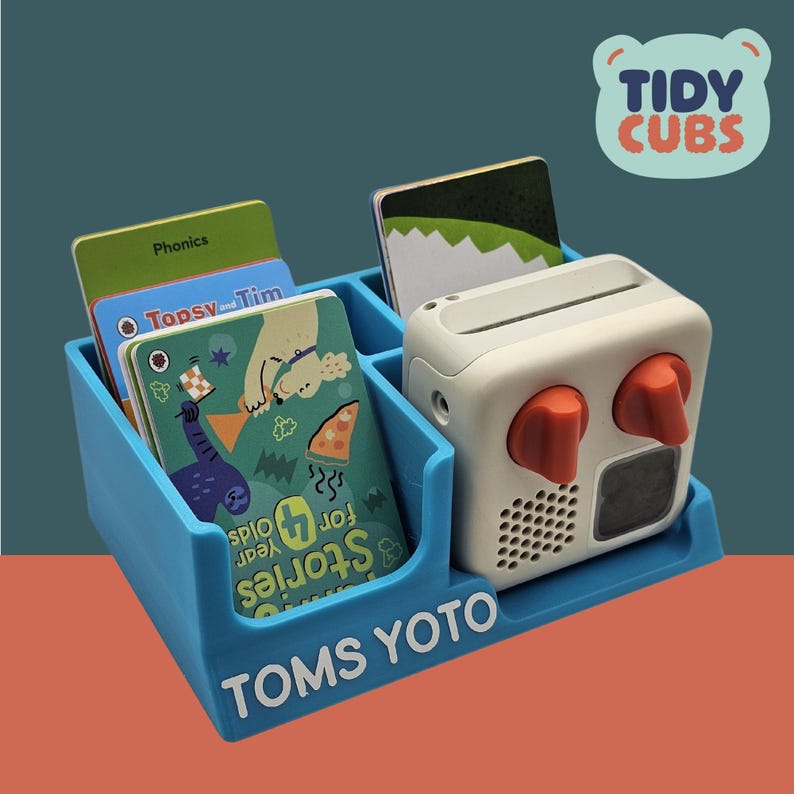 Yoto Mini Docking Station and Card Storage Personalised Yoto Station ...