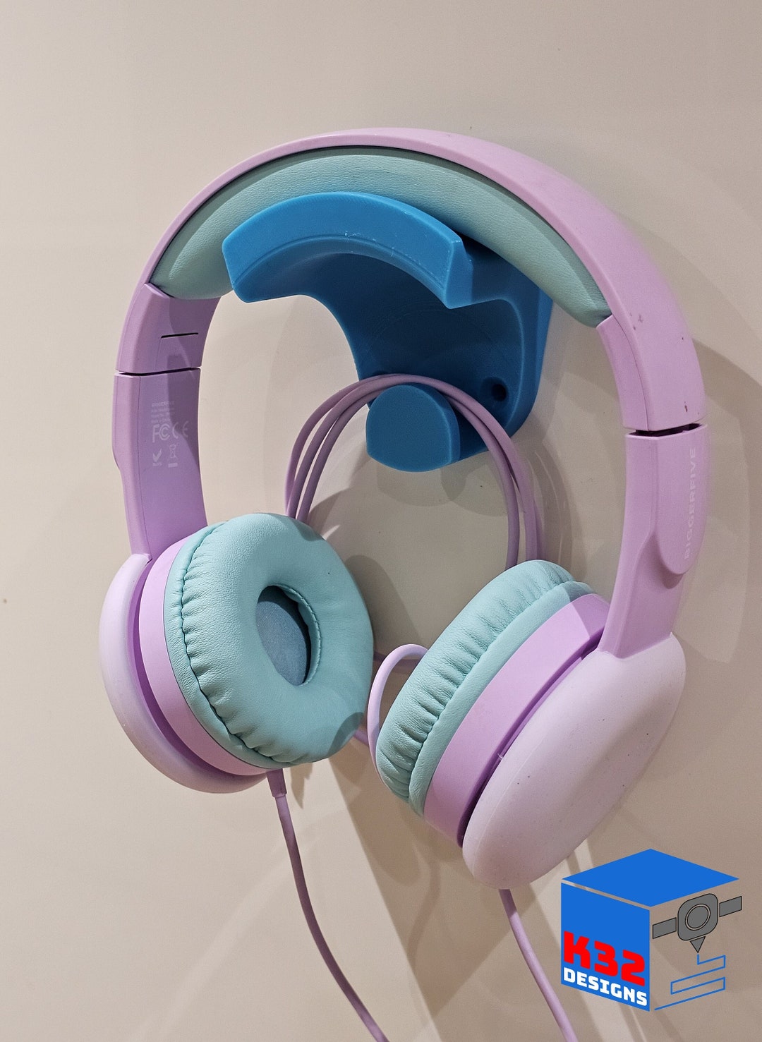 Headphone Wall Mount Bracket Headset Storage Room Tidy Decor Yoto ...