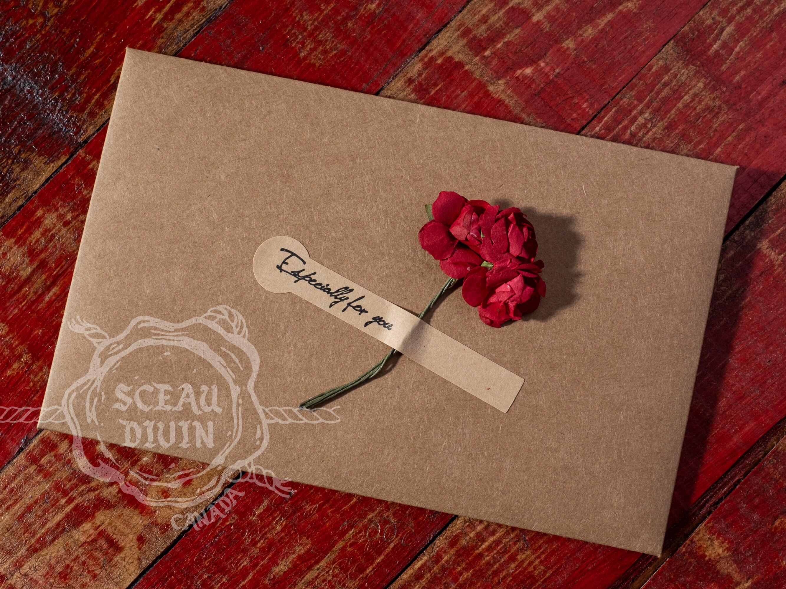 Mini Floral Kraft Paper Stationery Set Cottagecore - Etsy