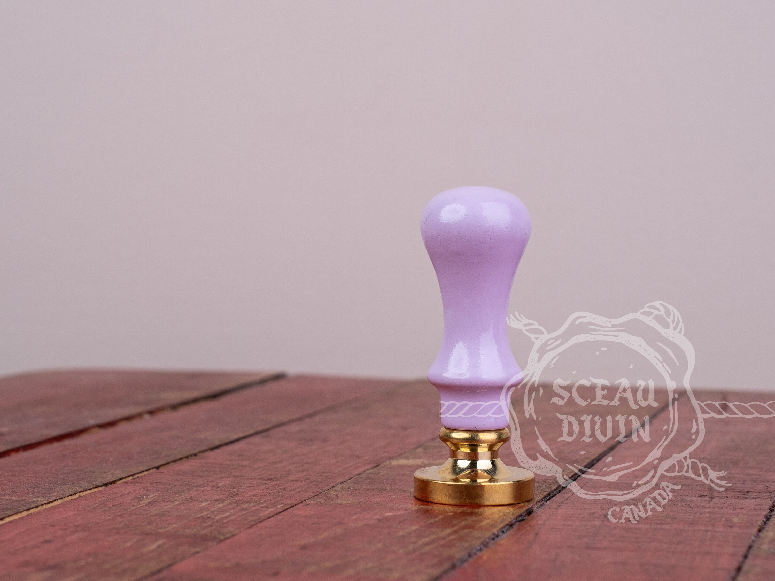 Macaroon Wooden Handle for Wax Seal Stamp • Vintage • Wedding Gift • Wood • Handmade • Wax Melts ...