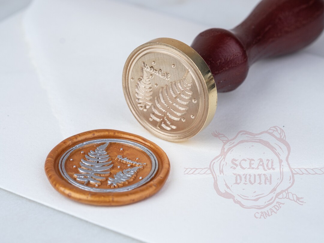 Fern Leaf Wax Seal Stamp Vintage Plants Journal Wax Melts Wax Seal ...
