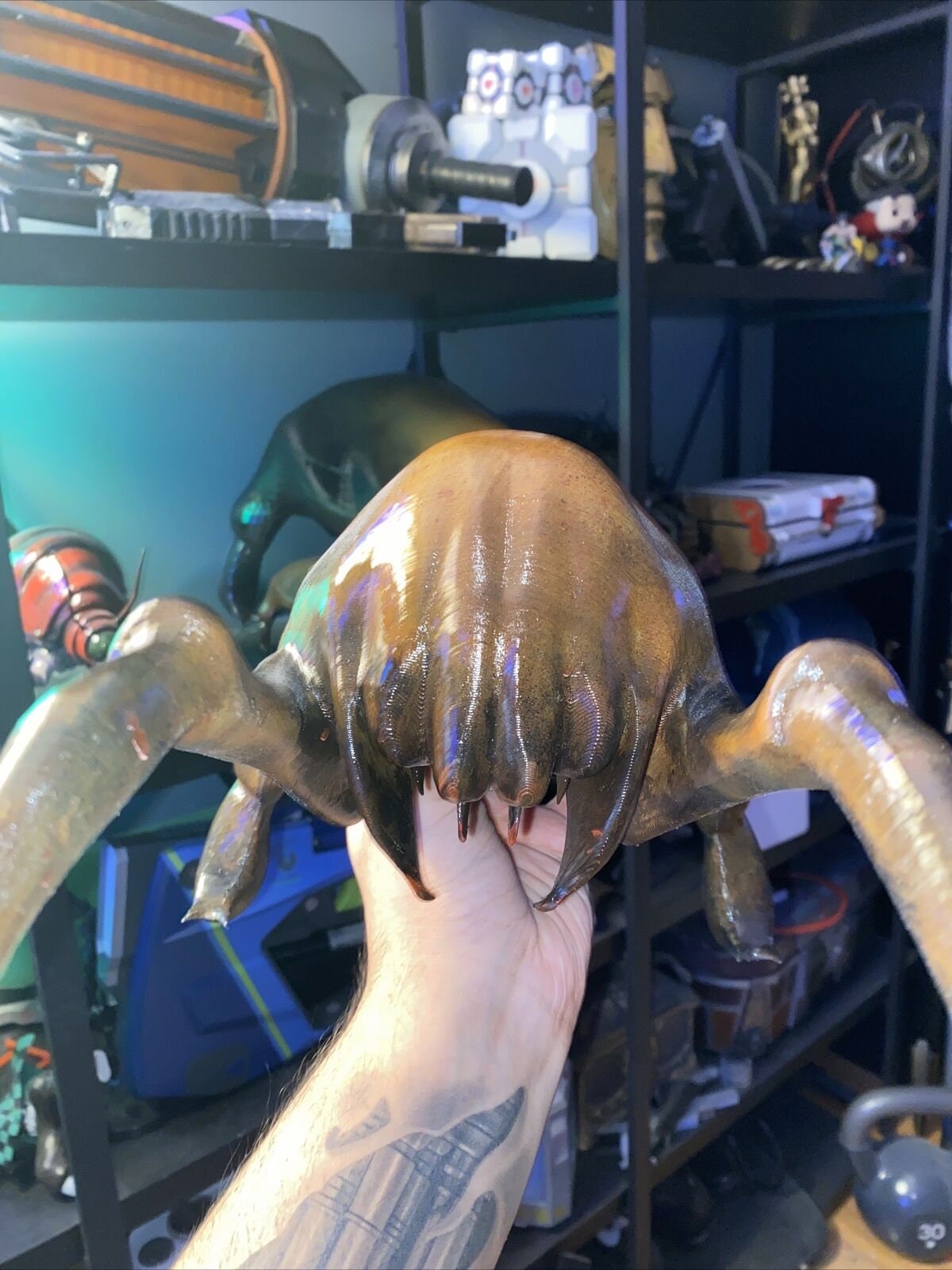 Half-life Inspired Headcrab 3D Printed, Acrylic Painted Replica 1/2 ...