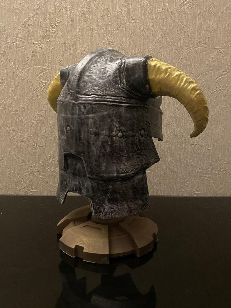 Elder Scrolls 5 Skyrim Dovakhiin Dragonborn Iron Helmet 1:1 3D Printed ...