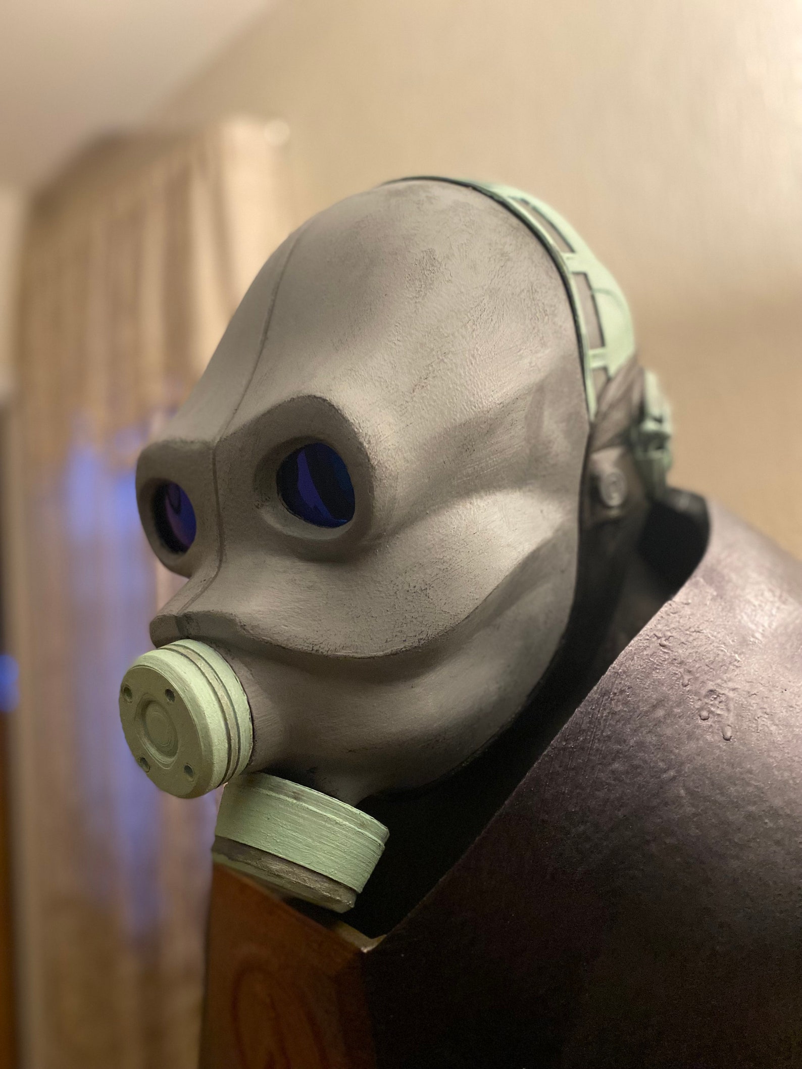 Half-life 2 Inspired Combine Metrocop Helmet 3D Printed 1:1 Scale ...