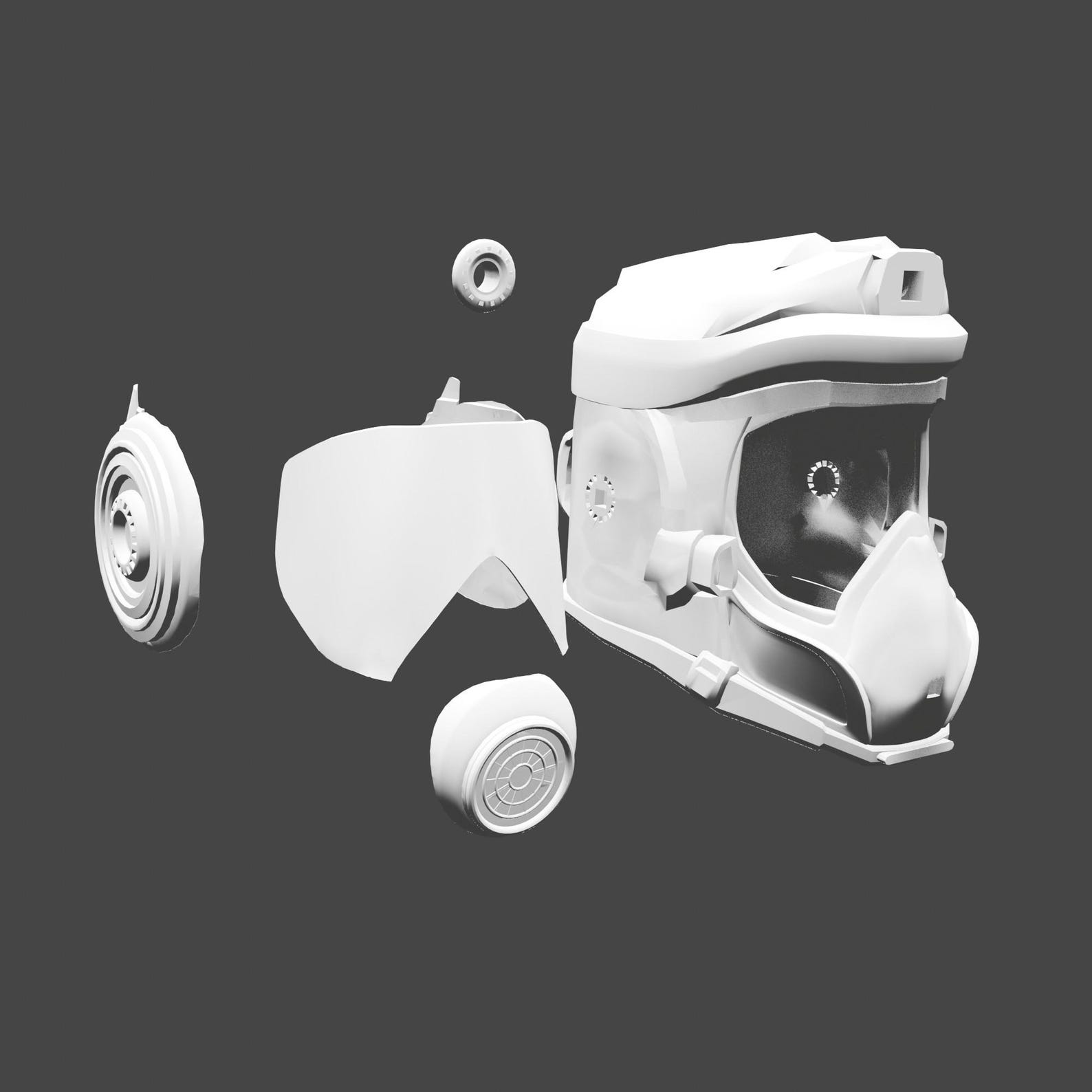 Half-life HEV Helmet STL File, Gordon Freeman Cosplay, Wearable With ...