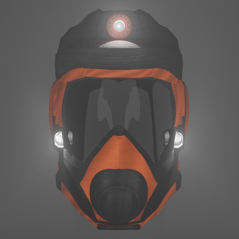 Half-life Inspired HEV Helmet Gordon Freeman Suit Cosplay Display ...