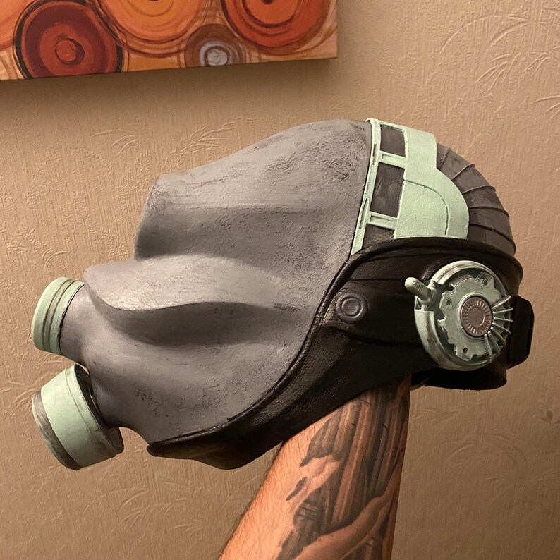 Half-life 2 Inspired Combine Metrocop Helmet 3D Printed 1:1 Scale ...
