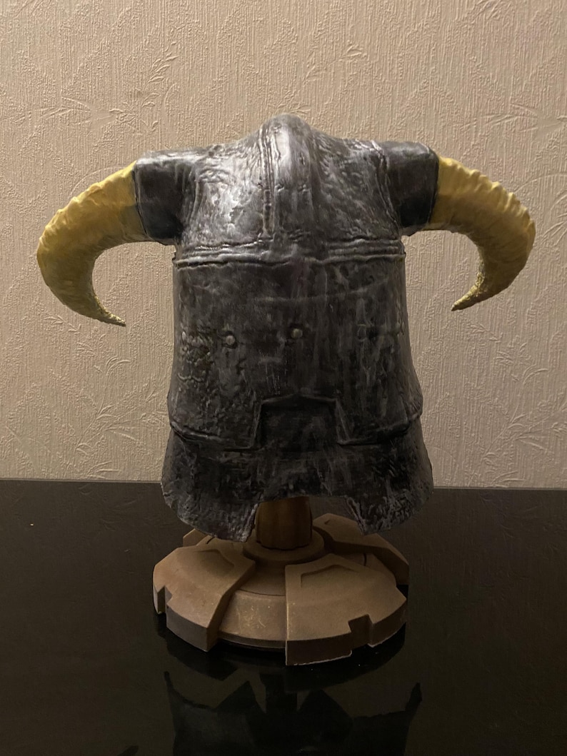 Elder Scrolls 5 Skyrim Dovakhiin Dragonborn Iron Helmet 1:1 3D Printed ...