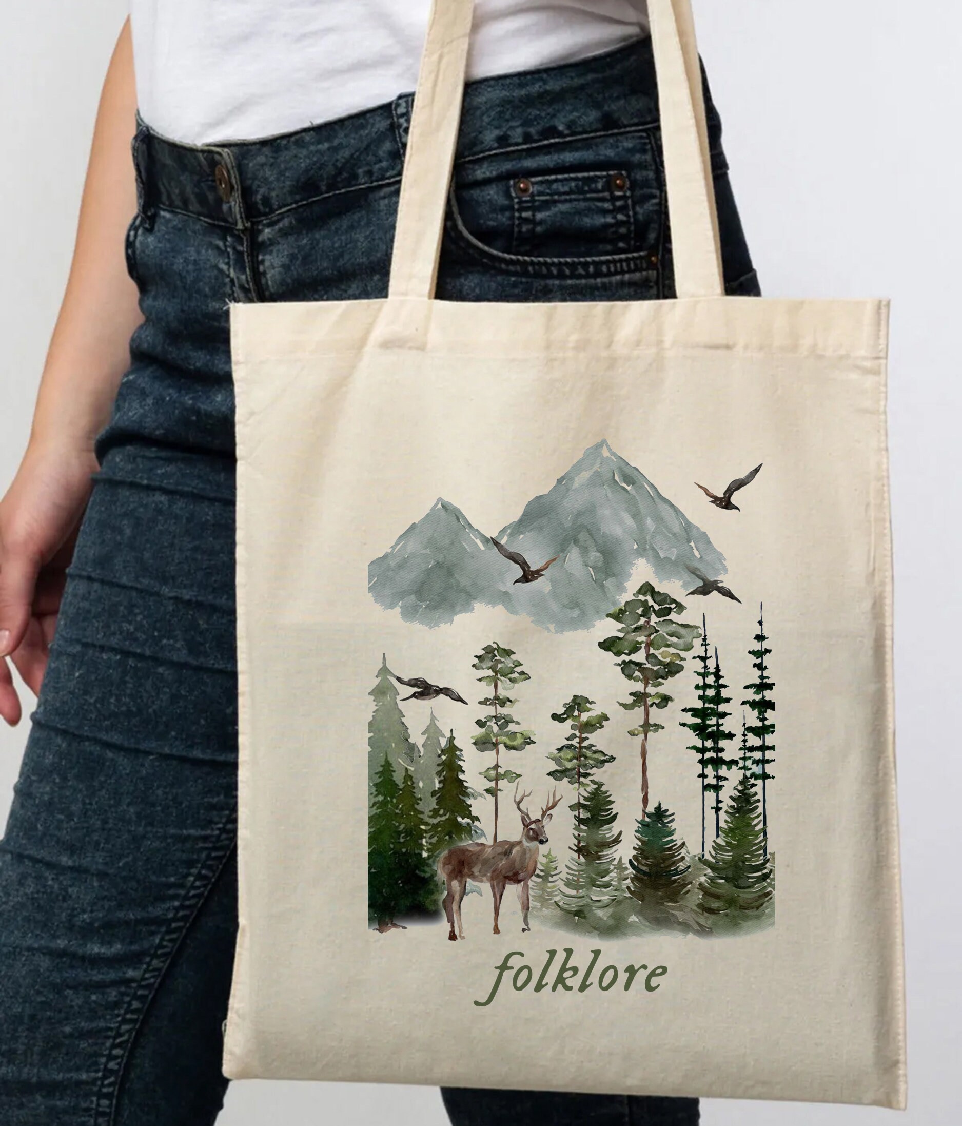 Taylor Folklore Tote Bag,Taylor The Eras Tour Tote Bag sold by DaviZhao ...