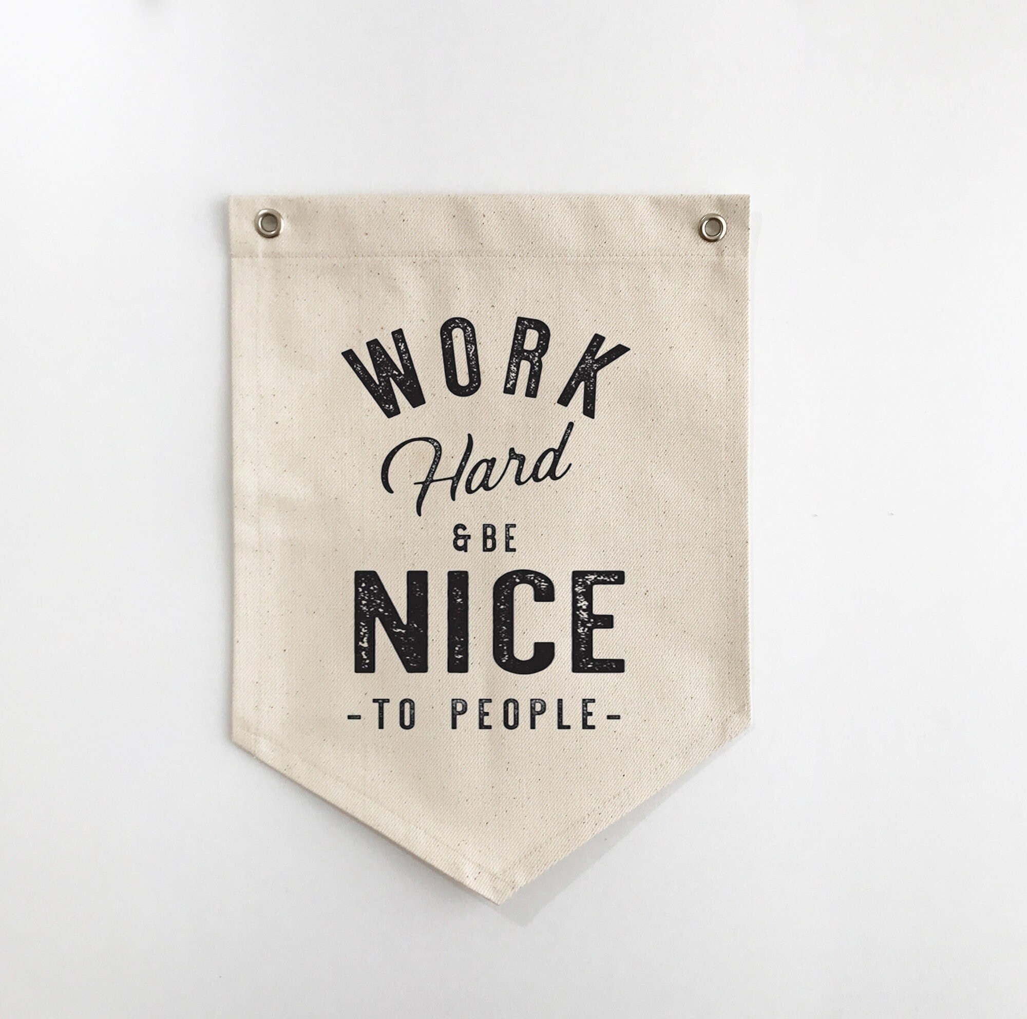 Work Hard Play Hard Banner