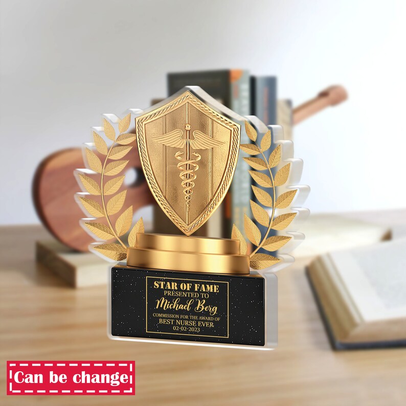 Personalized Medical Caduceus Symbol Acrylic Plaque Medical - Etsy