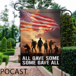 Happy Memorial Day Flag, All Gave Some Some Gave All Flag, American ...