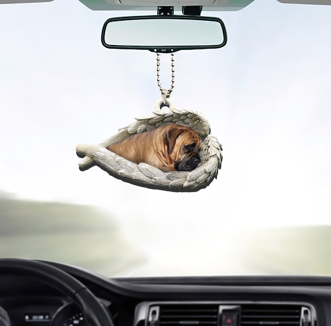 Boerboel Dog Angel Wings Car Ornament, Boerboel Dog Christmas Ornament ...