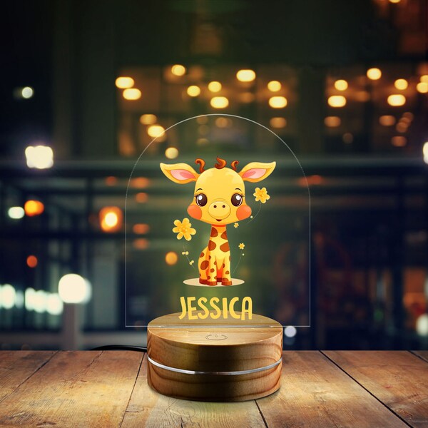 Giraffe Night Light - Etsy
