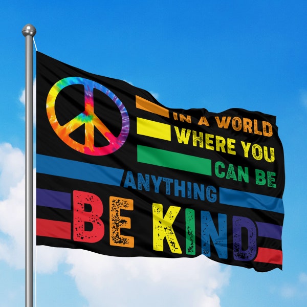 Be Kind Flag - Etsy