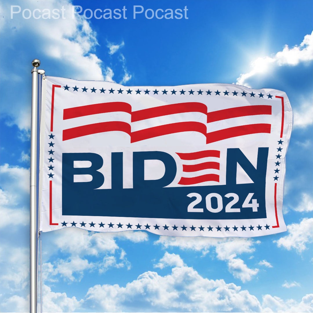 Joe Biden 2024 Presidential Election Flag, Joe Biden 2024 Double-sided ...