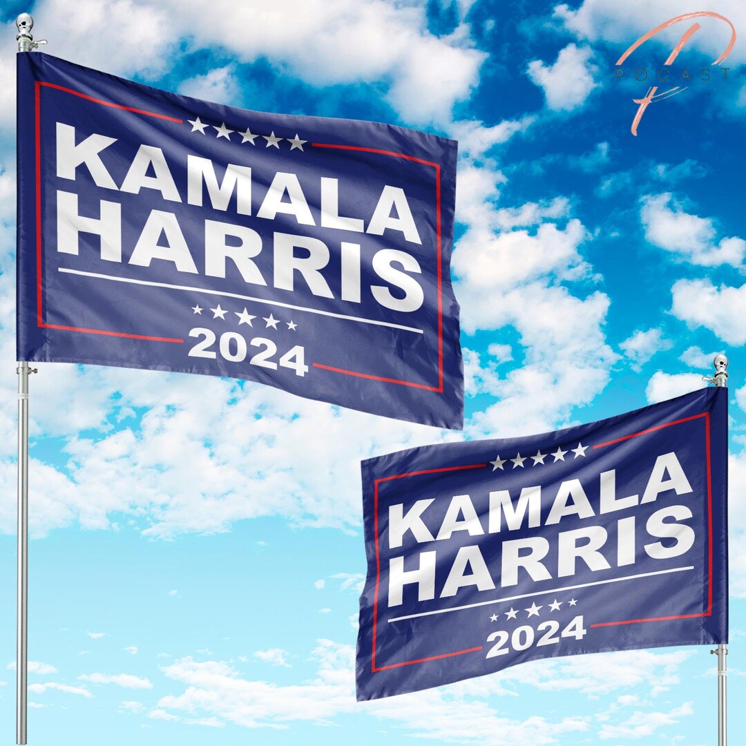 Kamala Harris 2024 Flag, Kamala Harris for President 2024 Flag, Kamala ...