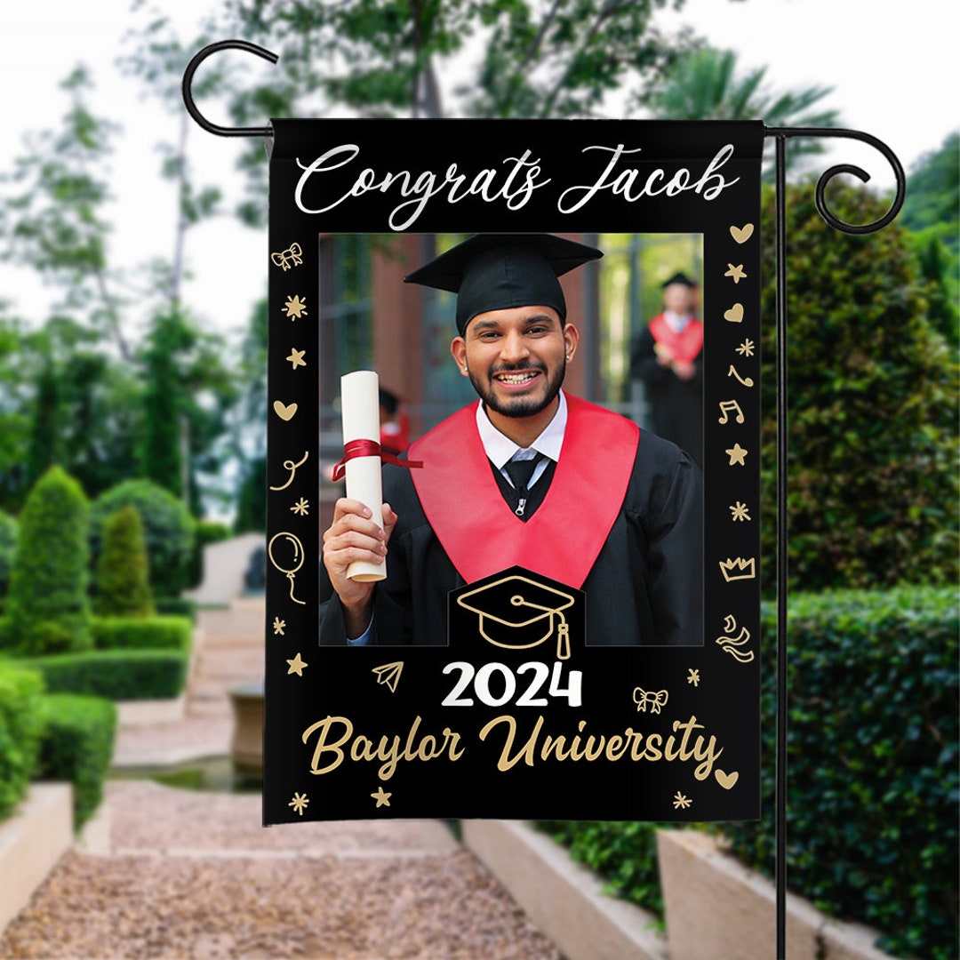 Personalized Graduation 2024 Flag, Custom College Bound Flag, Class of ...