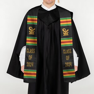 Personalized Graduation Stole Class of 2024 Kente Stoles Gift African ...