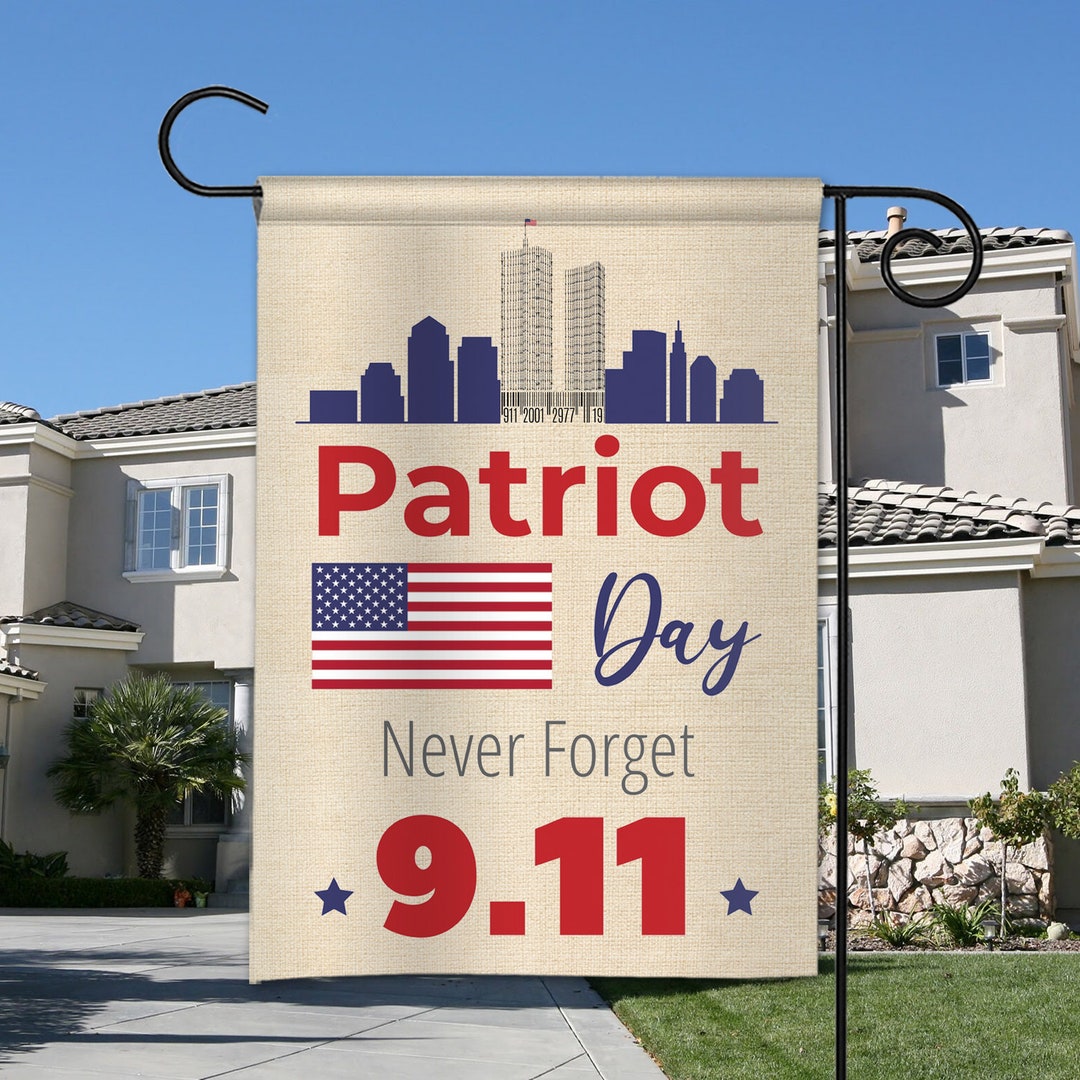 Never Forget 911 Flag, Patriot Day Flag, 911 Memorial Flag, American ...