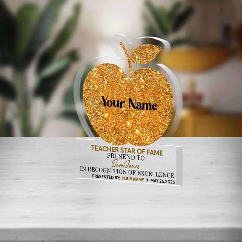 Hollywood Teacher Sign - Etsy