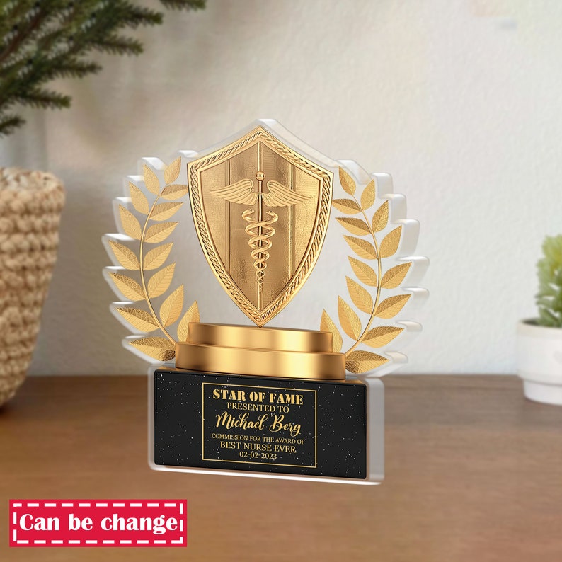 Personalized Medical Caduceus Symbol Acrylic Plaque Medical - Etsy