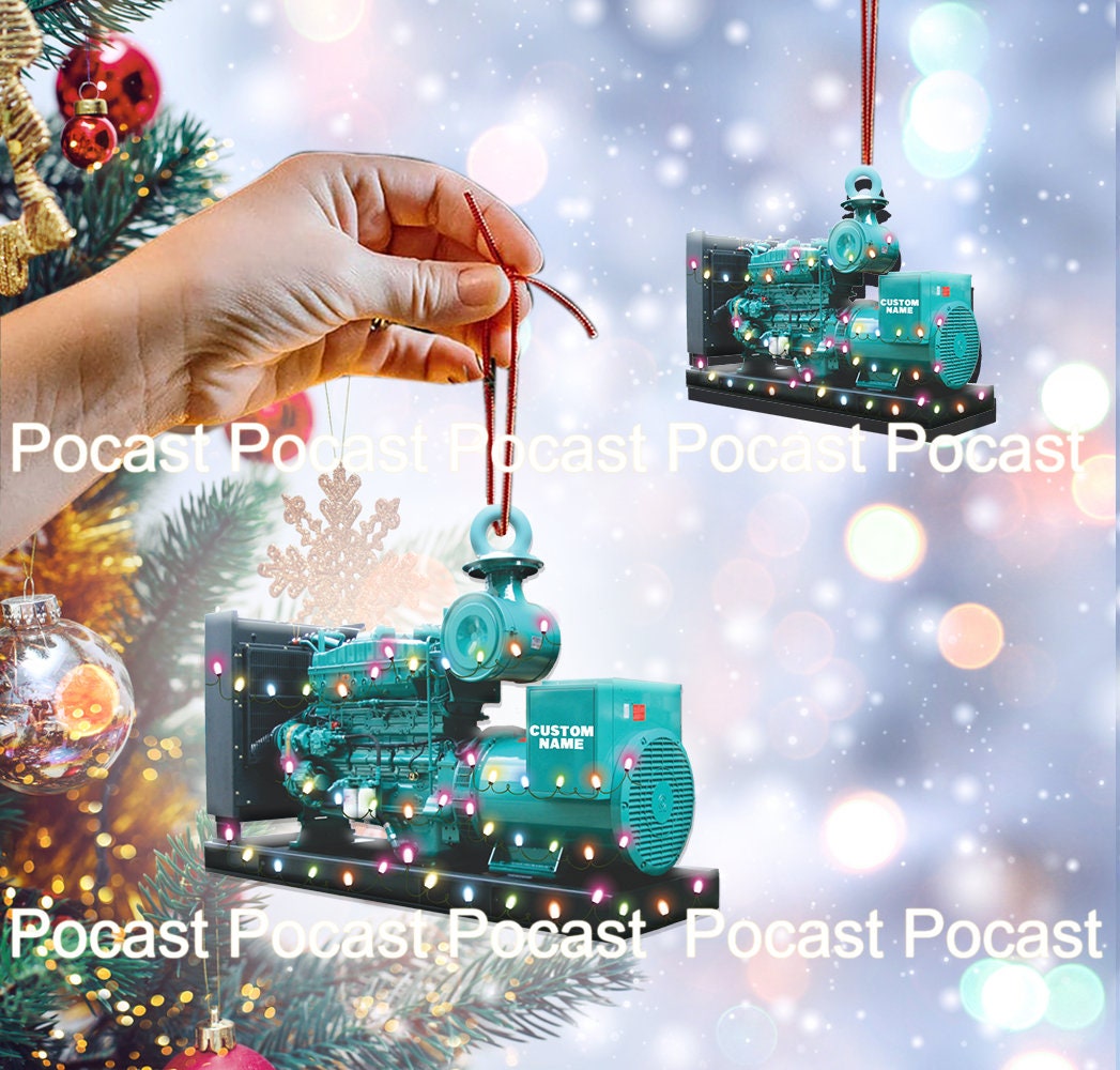 Personalized Diesel Engine-generator Christmas Ornament - Etsy