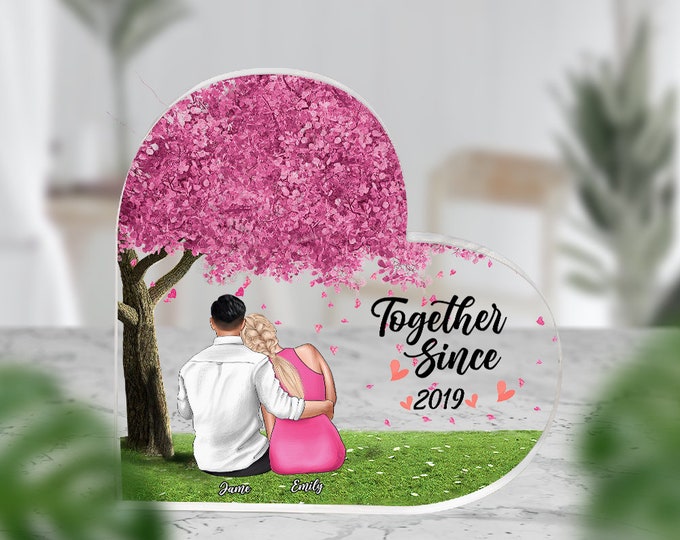 TOGETHER SINCE Custom Couples T-shirts, Anniversary & Wedding Gift ...