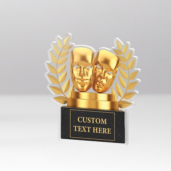 Drama Mask Trophy - Etsy