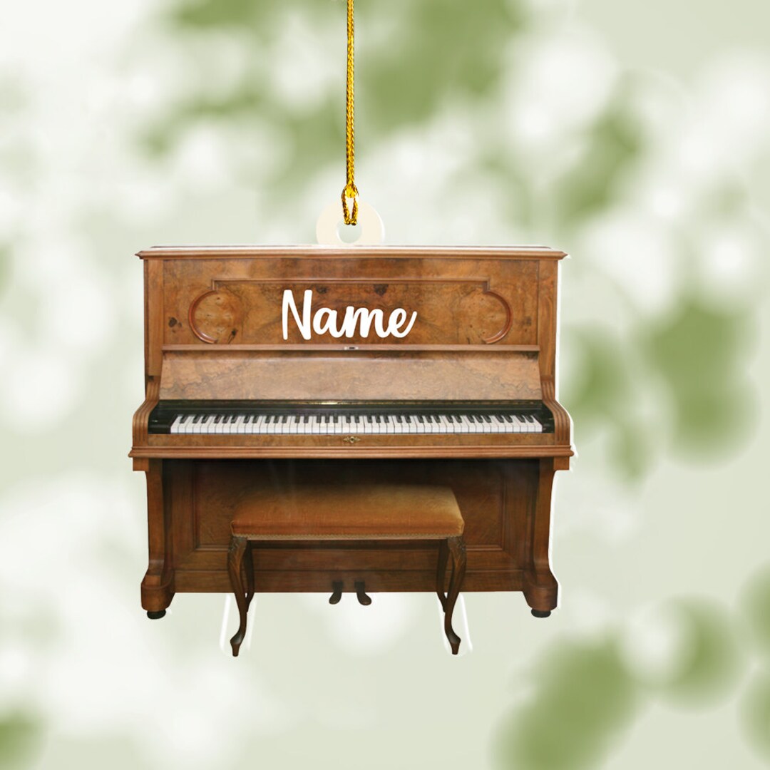 Piano Light Christmas Ornament, Gift for Piano Players, Piano Player ...