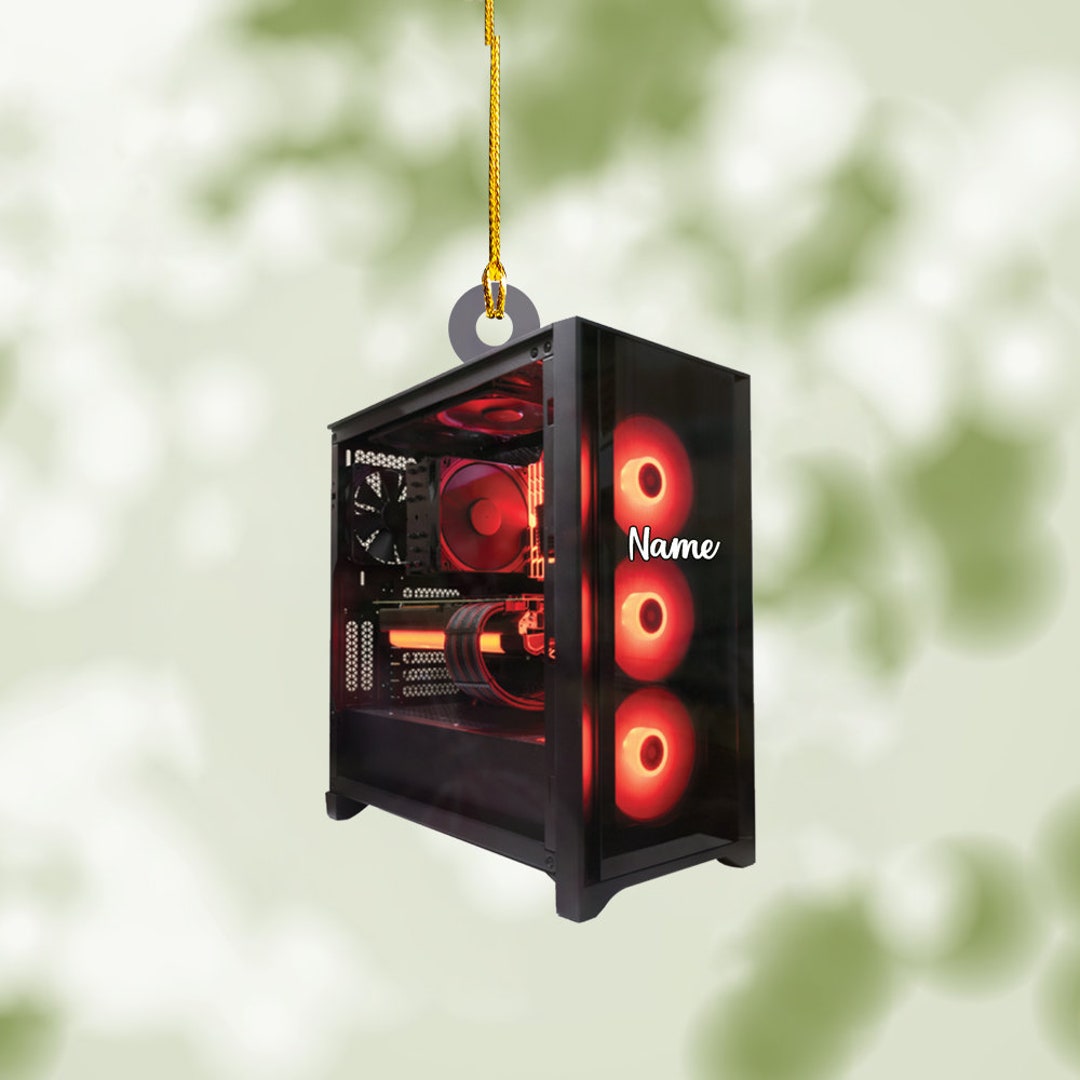 Gaming Computer Christmas Light Ornament, Christmas Tree Decor, Loved ...
