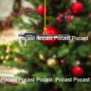 Personalized Calipers Vernier Scale Christmas Ornament, Caliper Sensor ...