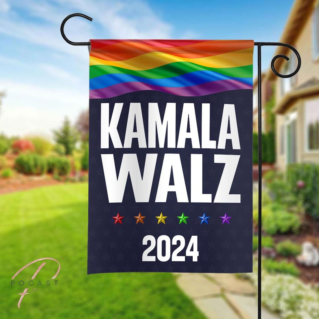 Kamala Harris Walz 2024 Flag, Harris Walz for the People Flag, We Are ...