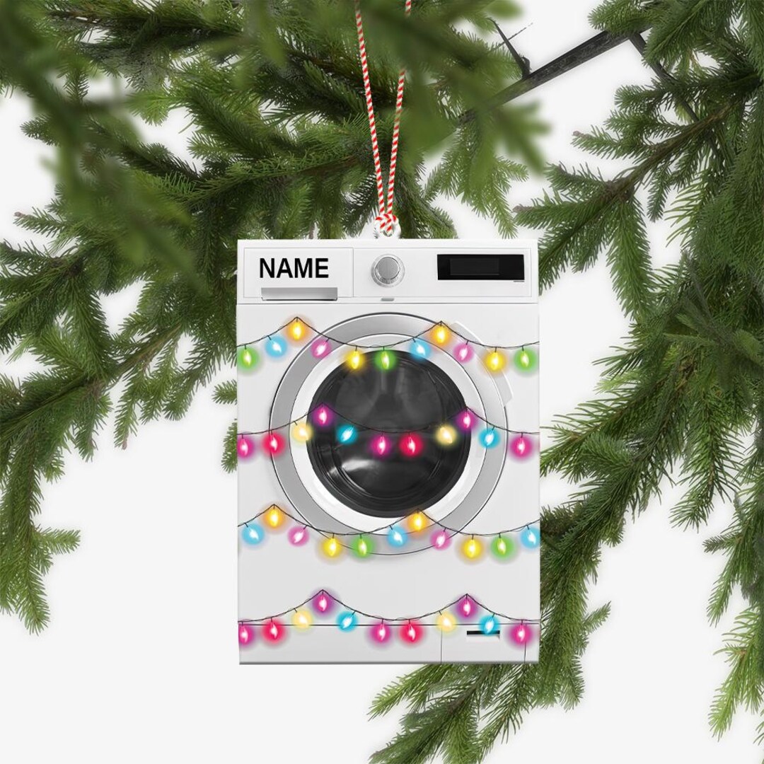 Personalized Washing Machine Ornament Washing Machine Car Ornament ...
