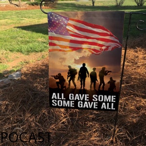 Happy Memorial Day Flag, All Gave Some Some Gave All Flag, American ...