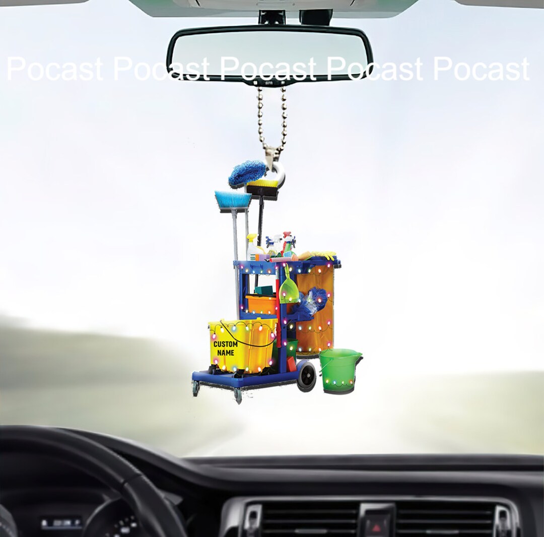 Janitor Cleaning Tools Maid Service Christmas Ornament, Cleaning Maid ...