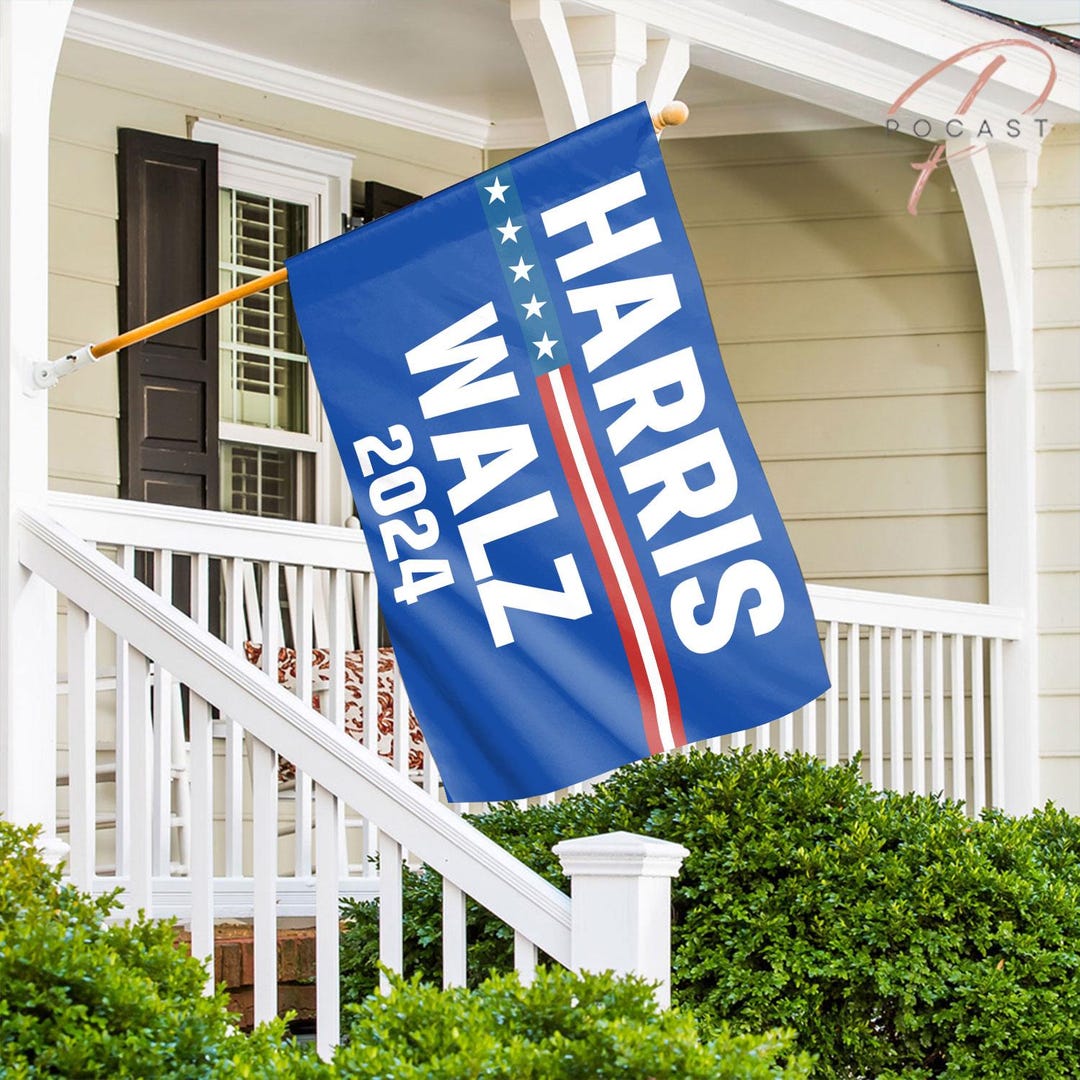Bandera de Kamala Harris Walz 2024, bandera de Harris Walz For The ...