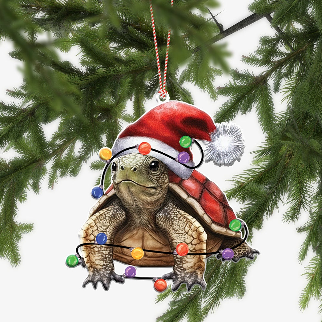 Turtle Christmas Ornament Turtle Car Ornament Turtle Christmas Tree ...