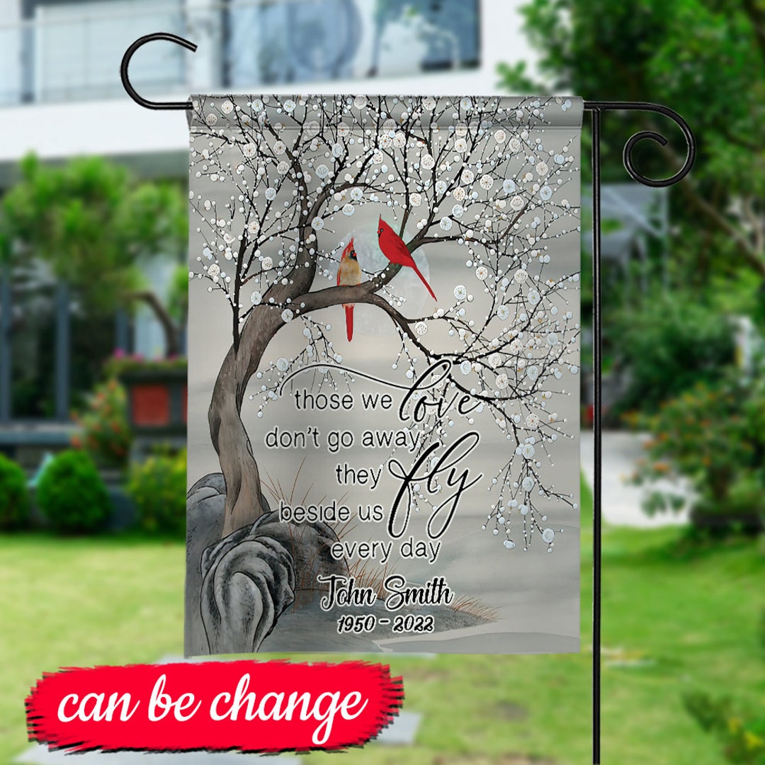 Personalized Memorial Flag, Custom in Loving Memory Flag, Sympathy Gift ...