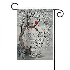 Personalized Memorial Flag, Custom in Loving Memory Flag, Sympathy Gift ...