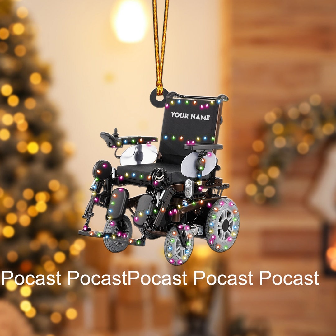 Motorized Multifunctional Wheelchair Christmas Ornament ...
