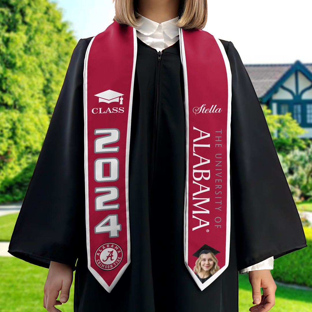 Personalized Graduation 2024 Stole, Custom Class of 2024 Stole, High ...