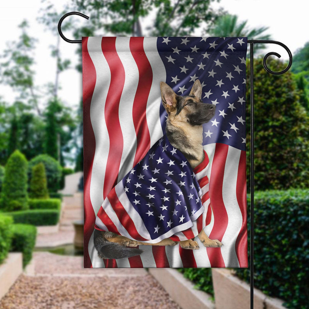 Personalized Dog Flag, Custom Dog Welcome Flag, Dog 4th July Flag ...